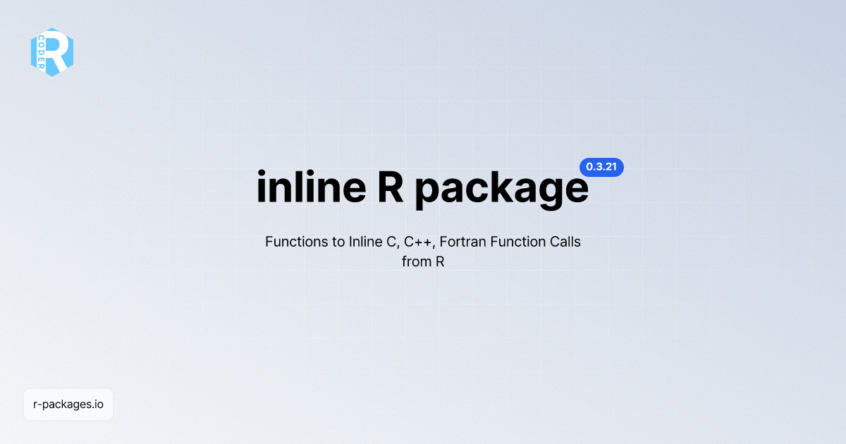 inline R package [Documentation] | R PACKAGES