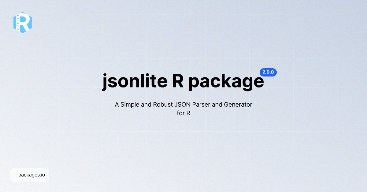 jsonlite R package [Documentation] | R PACKAGES