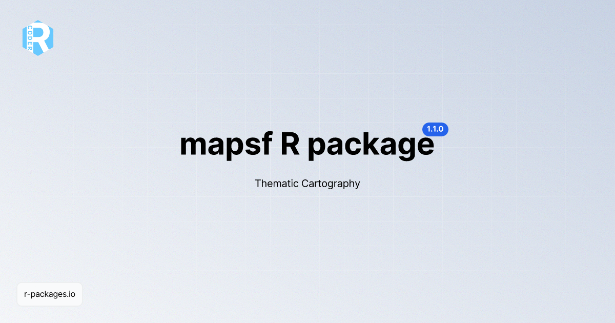 mapsf R package [Documentation] | R PACKAGES