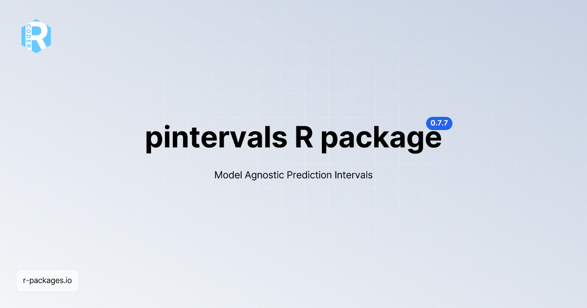 pintervals R package [Documentation] | R PACKAGES