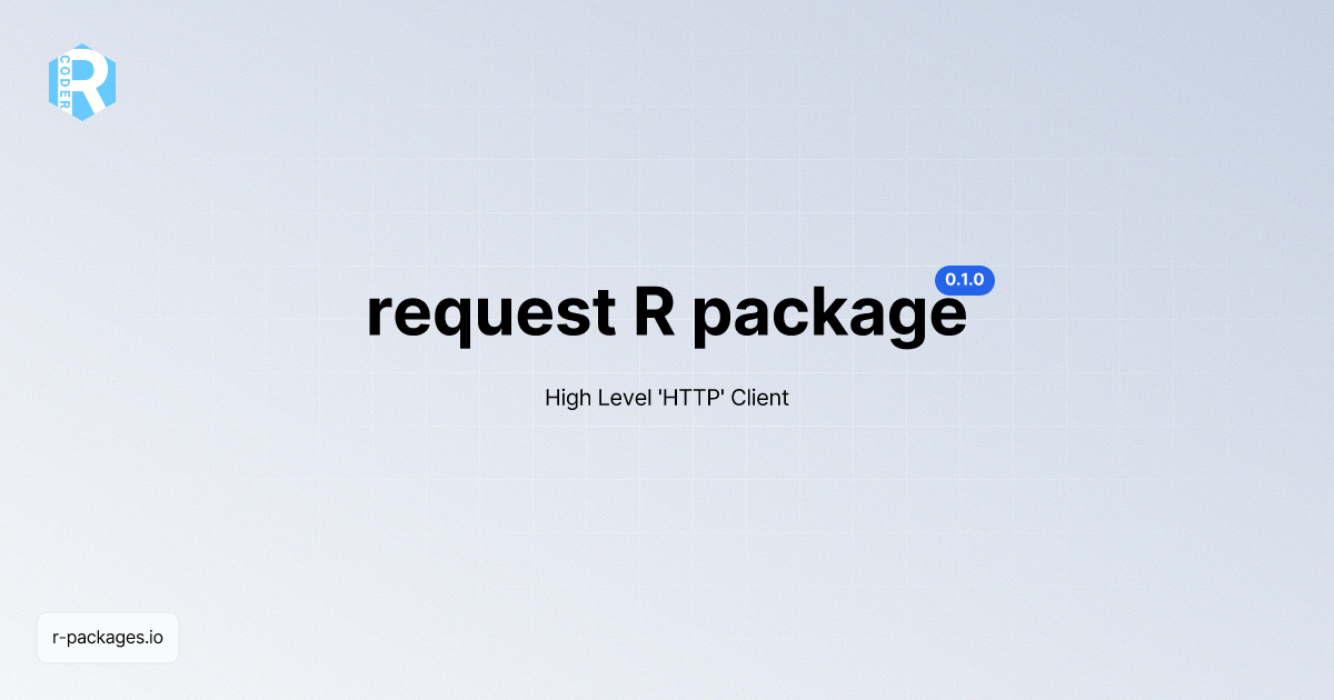 request R package [Documentation] | R PACKAGES