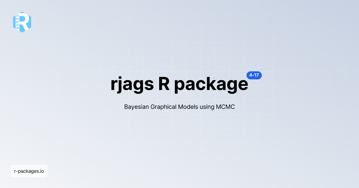 rjags R package [Documentation] | R PACKAGES
