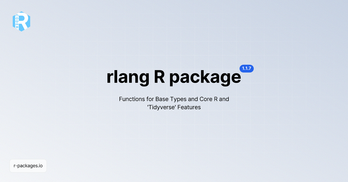 rlang R package [Documentation] | R PACKAGES