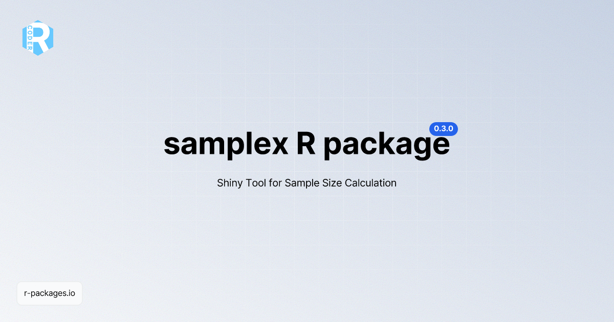 samplex R package [Documentation] | R PACKAGES
