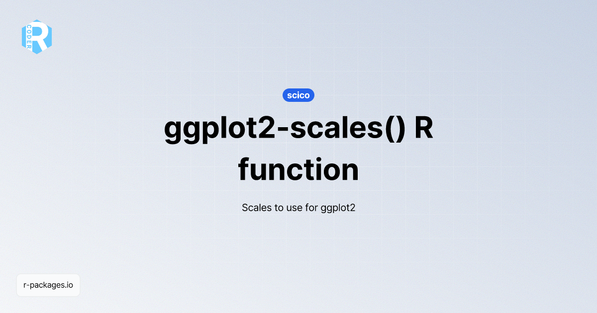 ggplot2-scales() R function from [scico] | R PACKAGES
