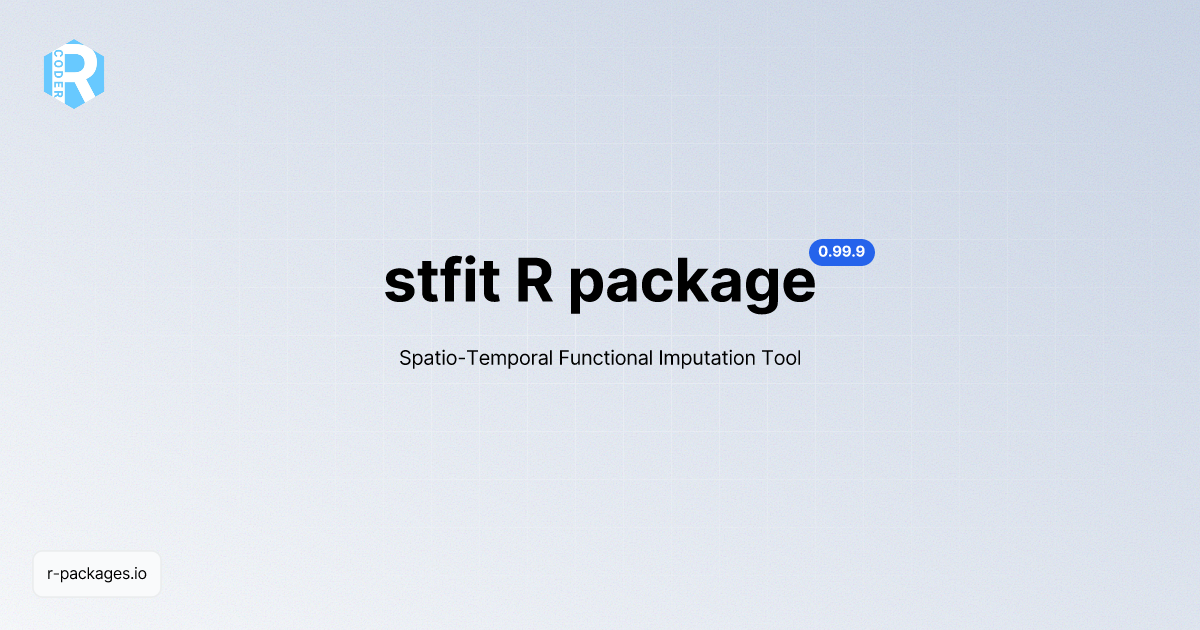 stfit R package [Documentation] | R PACKAGES