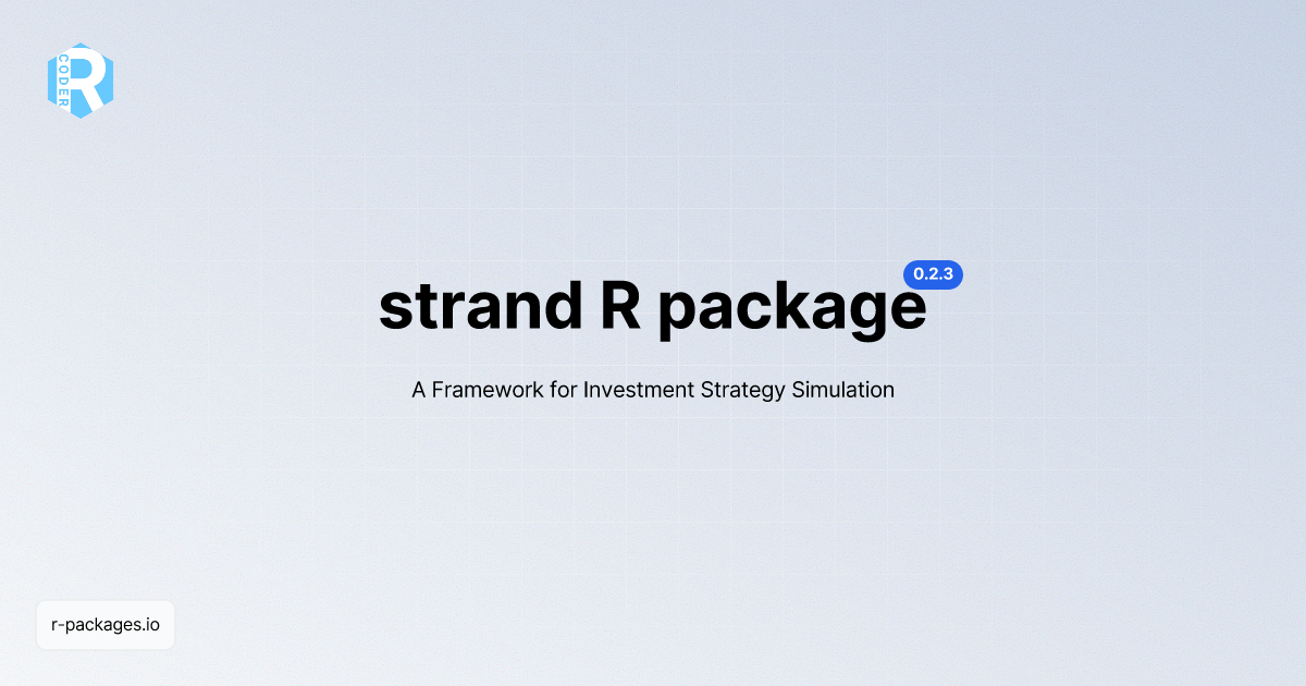 strand R package [Documentation] | R PACKAGES