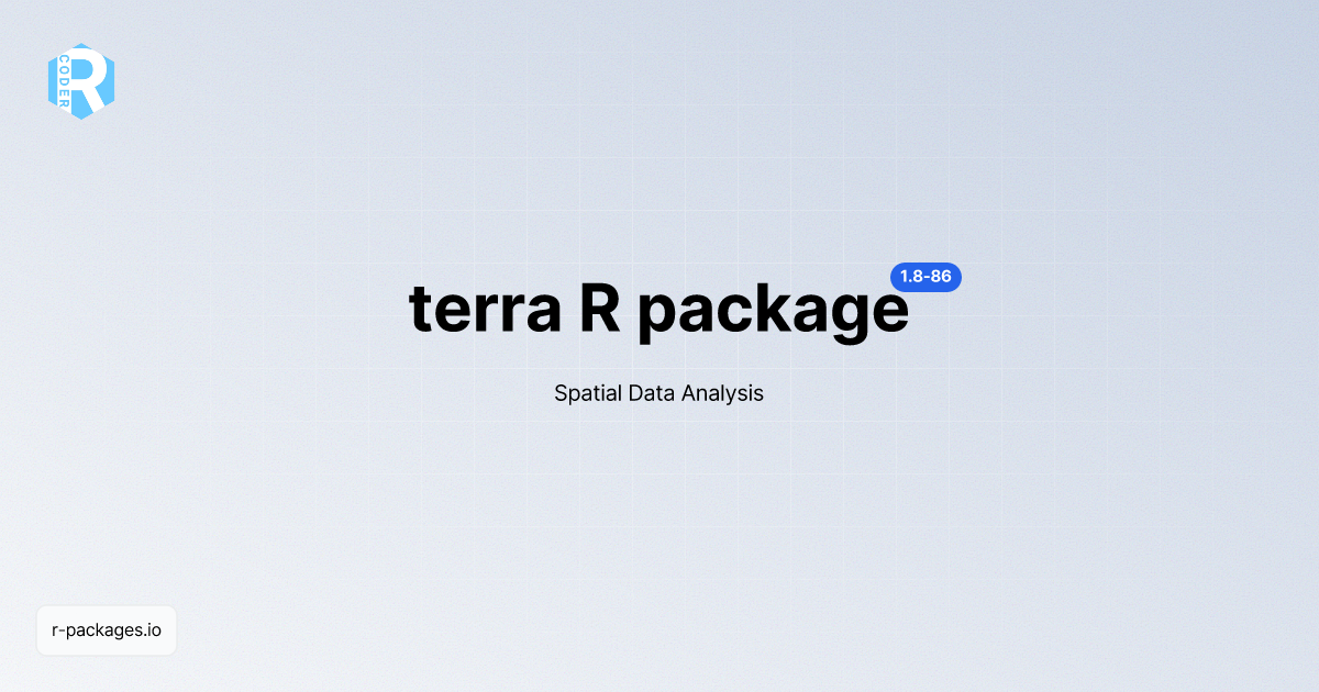 terra R package [Documentation] | R PACKAGES