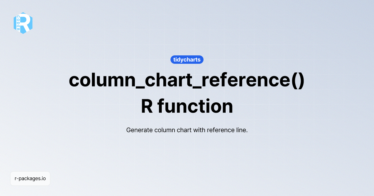 column_chart_reference() R function from [tidycharts] | R PACKAGES